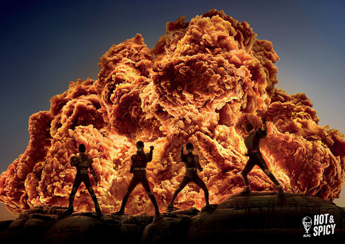 KFC Gets Creative Using Chicken in Place of Explosions for New Ad ...