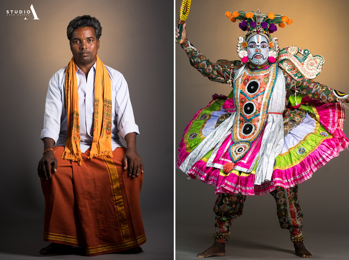 Making Artist Portraits of Therukoothu: A 2,000-Year-Old Indian Folk ...