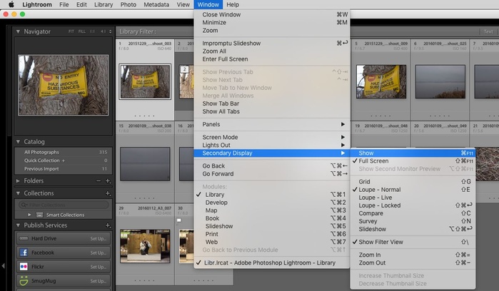 Using Lightroom Classic's Secondary Display to Be More Productive ...