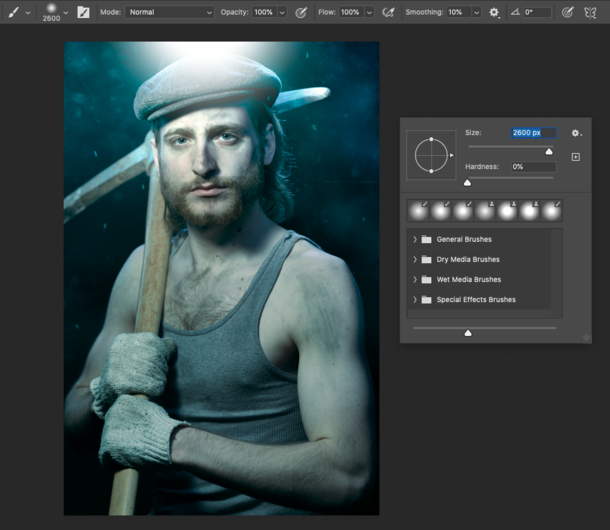 How to Make a Simple Studio Portrait Into a Work of Art by Adding ...