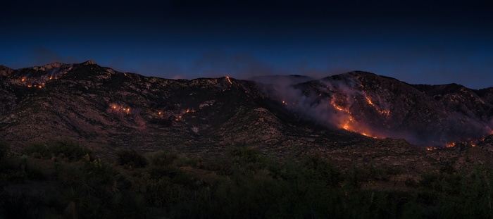 A Different Experience for a Landscape Photographer: Fires at Night ...