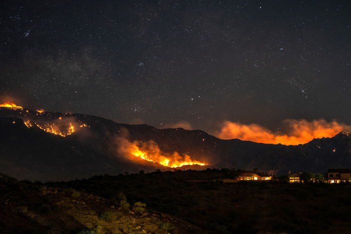 A Different Experience for a Landscape Photographer: Fires at Night ...