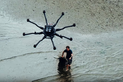 Drone Captures Amazing Footage of Big Wave Surfer Ride and Rescue ...