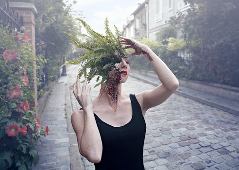Photographer Creates Eye-Catching Organic Portraits Using Plant Life ...