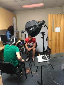 How I Shot My College Football Team Portraits in a Tiny Office | Fstoppers