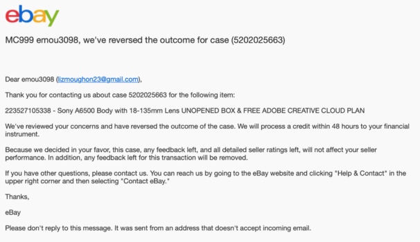 Beware of This Ebay Scam That'll Cost You Both Your Camera Gear and ...