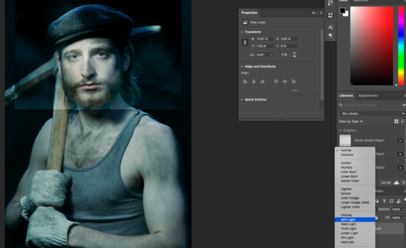 How to Make a Simple Studio Portrait Into a Work of Art by Adding ...