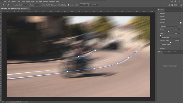 Generate a Sense of Speed With Path Blur in Photoshop CC | Fstoppers