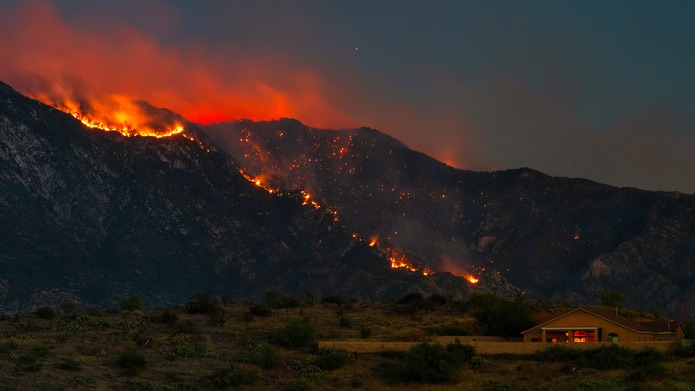A Different Experience for a Landscape Photographer: Fires at Night ...