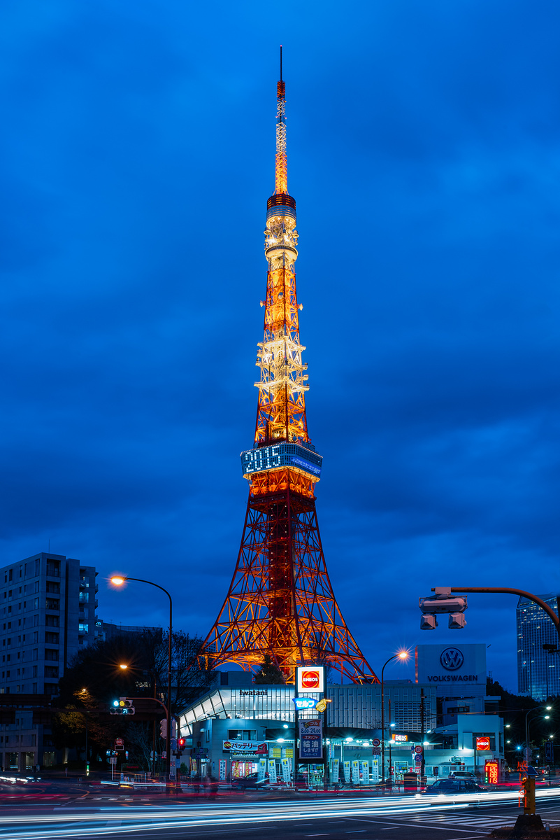Tokyo Tower at the Blue Moment by Terrence Taylor | Fstoppers