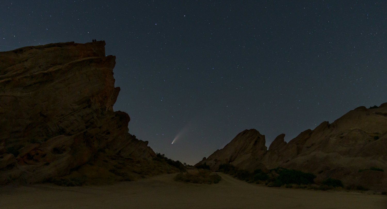 Neowise Dropping Behind Vasquez Rocks by James Jones | Fstoppers
