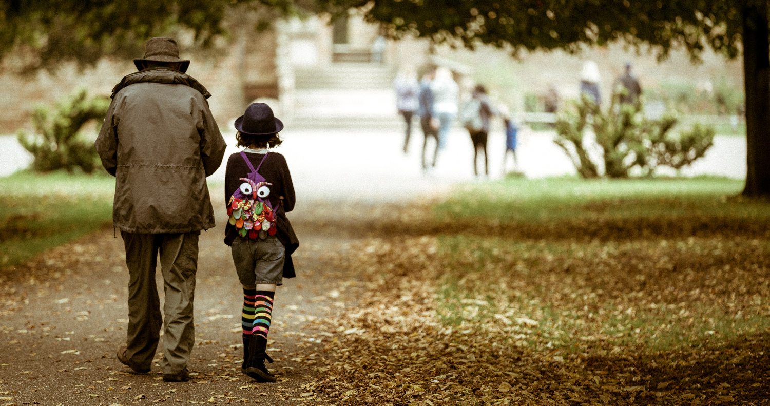 Two generations apart taking a stroll by Kevin Frost | Fstoppers