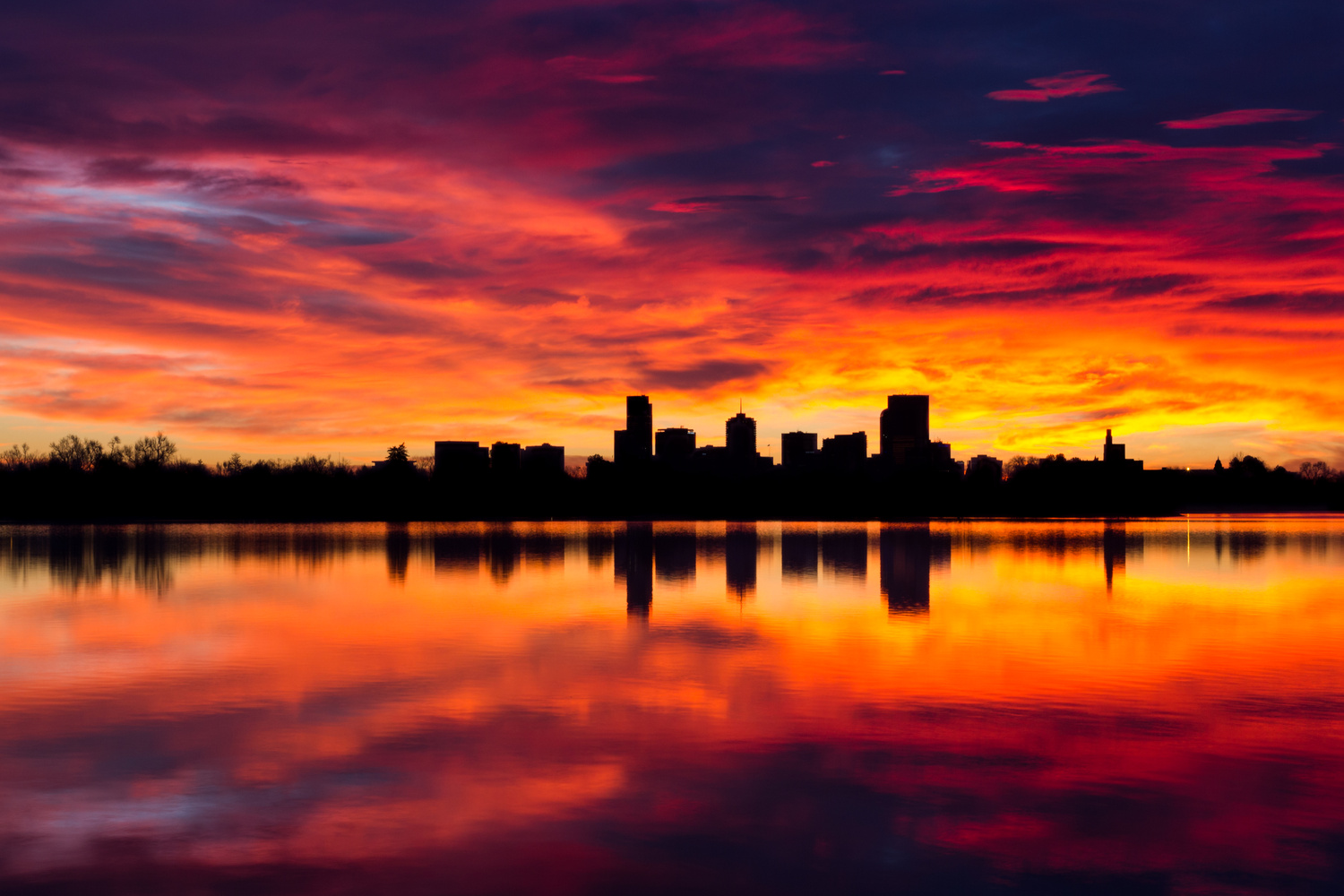 Denver Skyline by Kyle Medina | Fstoppers