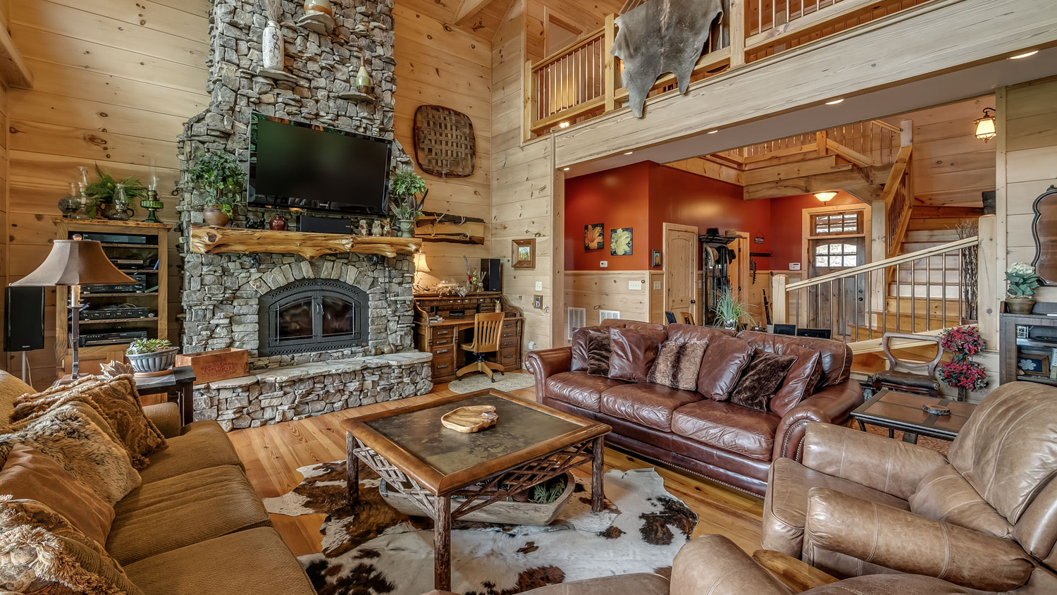 Living Room in a North Georgia Mountain Retreat by Jack Melton | Fstoppers